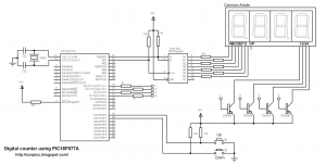 Control 7-Segment Display with Shift Register using PIC16F877A