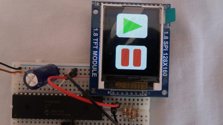 PIC16F887 Projects - Simple Circuit