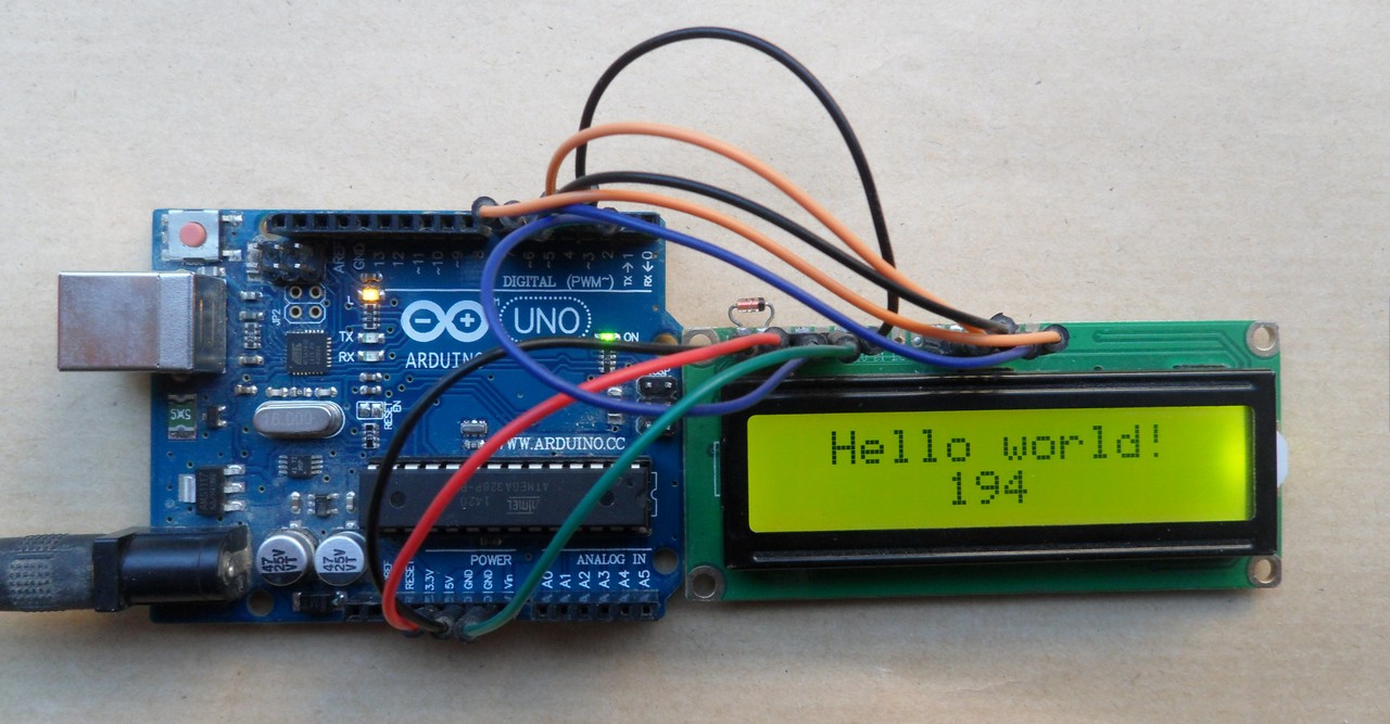 Arduino LCD Example Simple Arduino Projects