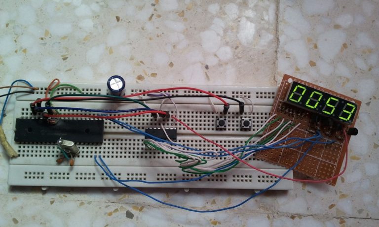 7-Segment display with 74HC595 shift register - CCS C