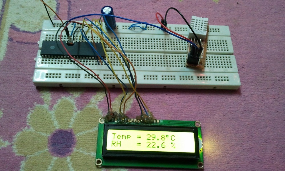 Interfacing Pic18f4550 With Dht22 Sensor Ccs C Compiler