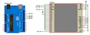 Arduino and ST7735R TFT Proteus simulation