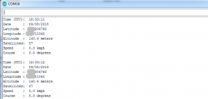 GPS Module interfacing with PIC18F4550 microcontroller