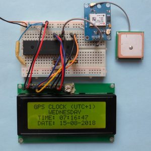 GPS Clock with PIC16F877A and NEO-6M module