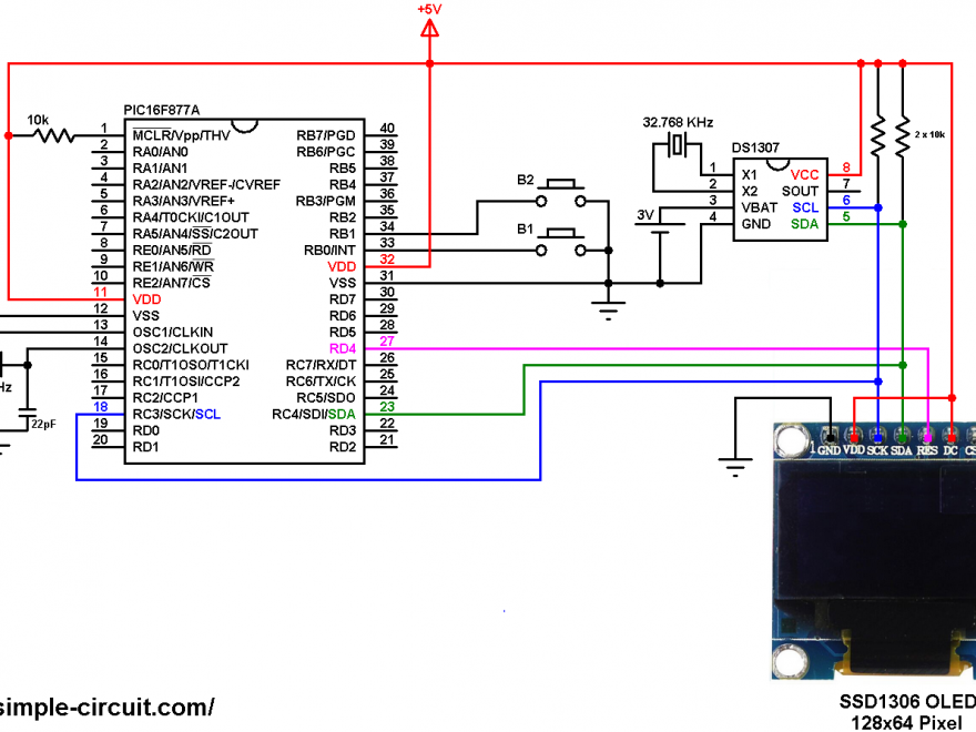PIC16F877A Projects - 8-Bit Microcontroller Simple Projects