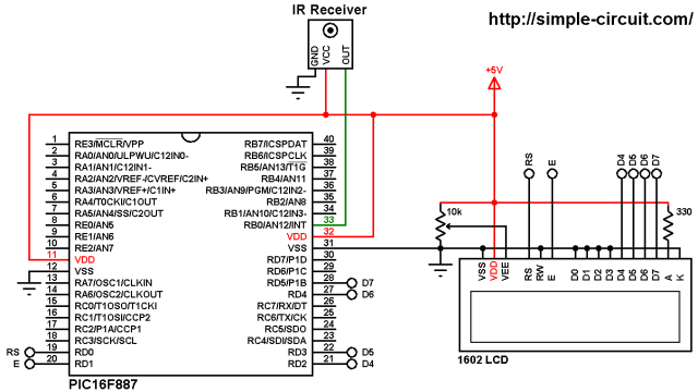 Nec Remote Control Decoder With Pic Microcontroller Mplab Projects