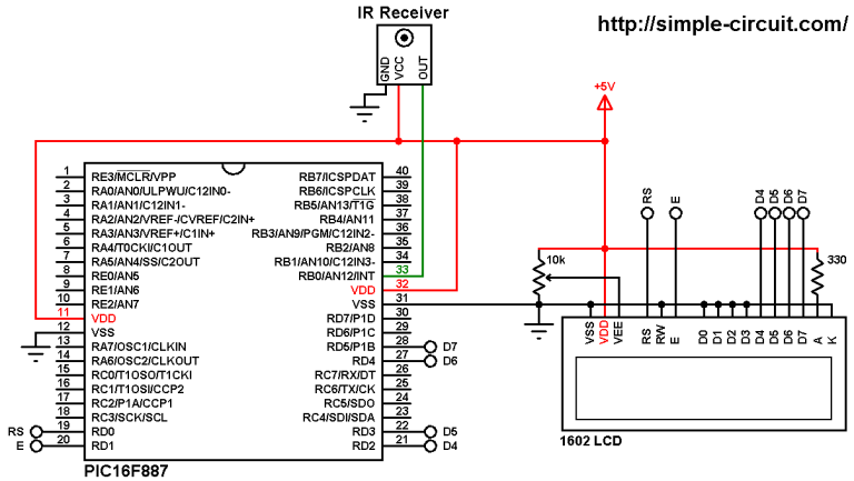 Nec Remote Control Decoder With Pic Microcontroller Mplab Projects