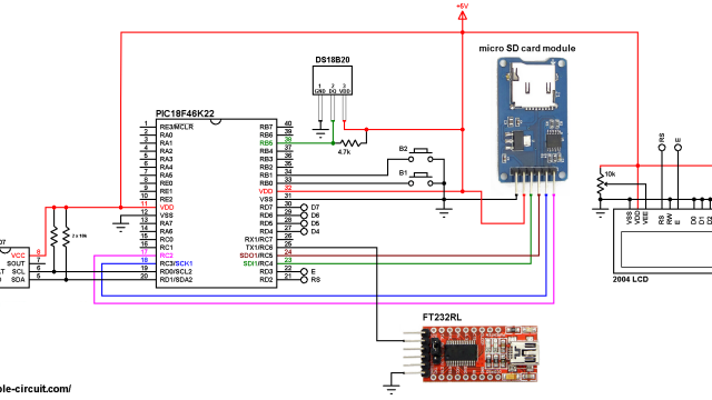 PIC18F46K22 Projects - Simple Circuit