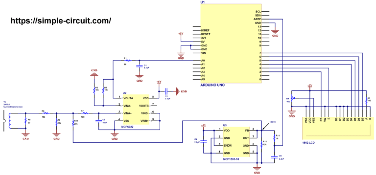 Interfacing Arduino with Current Transformer - AC Current Measurement