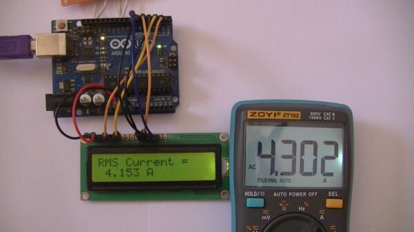 Interfacing Arduino With Current Transformer Ac Current Measurement