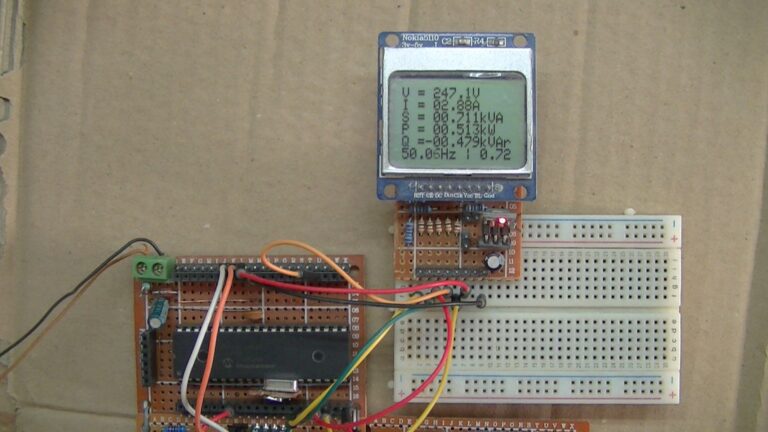 Single Phase Power Monitor with PIC18F46K22 Microcontroller