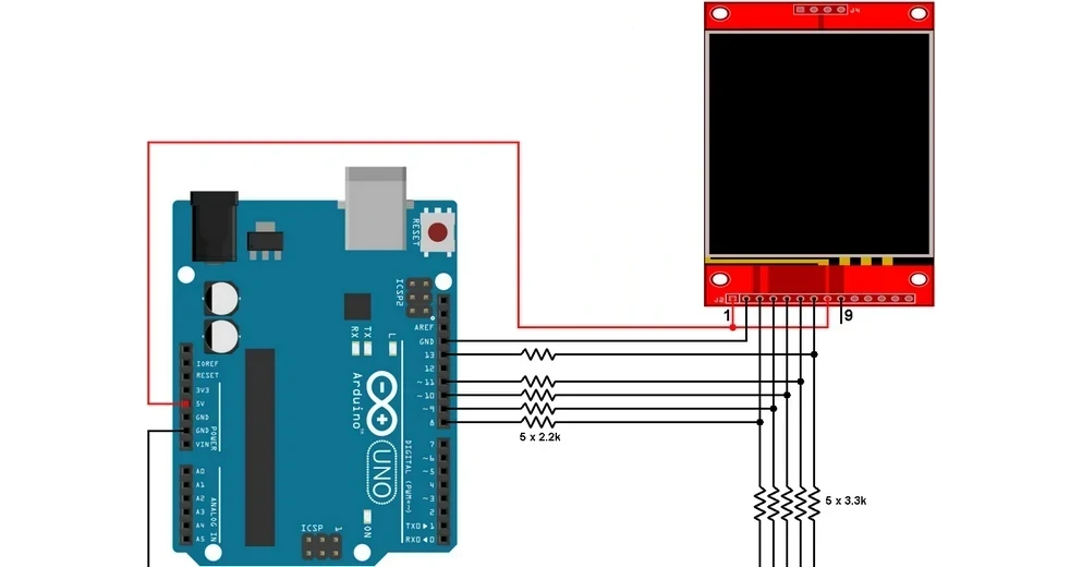 Interfacing Arduino with ILI9341 color TFT display